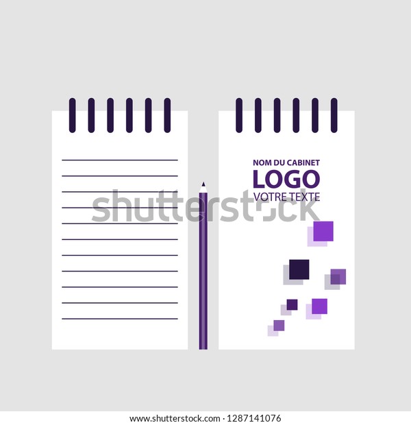 Paper Vector Illustration Paper Office Background Stock Vector (Royalty ...