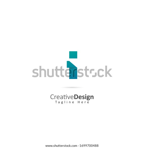Paper Vector Letter Logo Fold Effect Stock Vector (Royalty Free ...