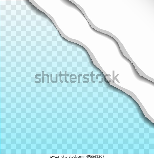 Paper White Color Shadow On Transparent Stock Vector (Royalty Free ...