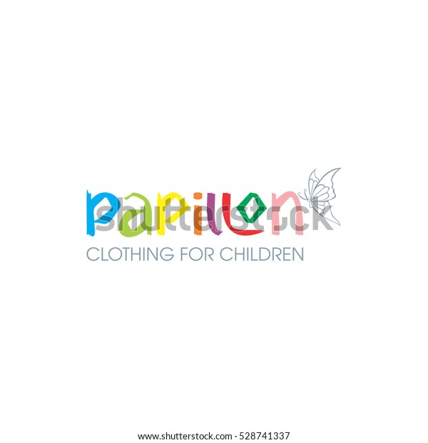 Papillon Clothing Children: vector de stock (libre de regalías ...
