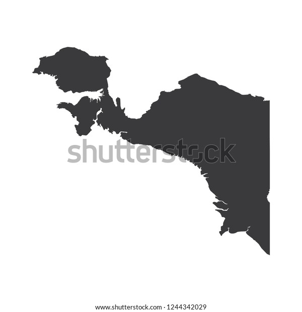 Papua Island Vector: เวกเตอร์สต็อก (ปลอดค่าลิขสิทธิ์) 1244342029 ...