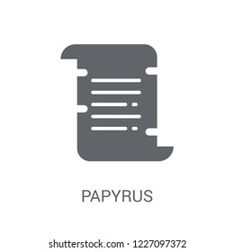 Papyrus Icon Trendy Papyrus Logo Concept Stock Vector (Royalty Free ...