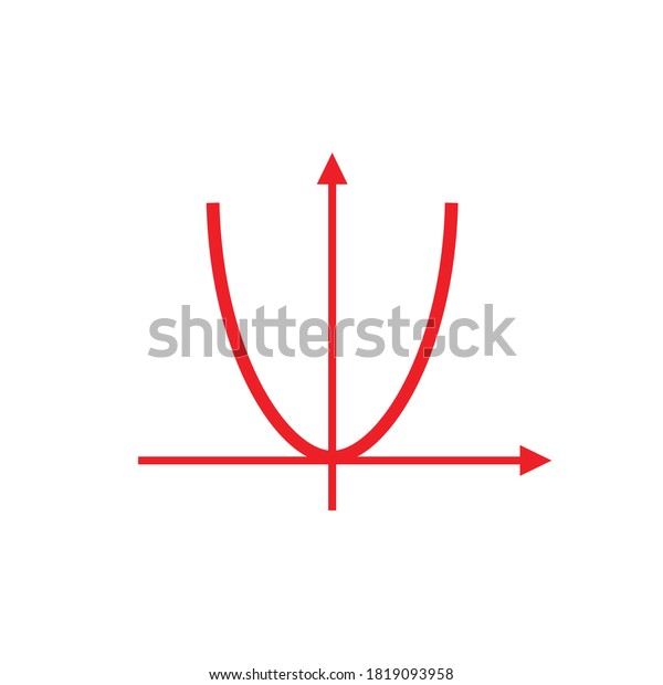 Parabola Icon Vector Maths Symbol Stock Vector (Royalty Free ...