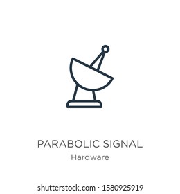 Parabolic Signal Icon Vector Trendy Flat Stock Vector (Royalty Free ...