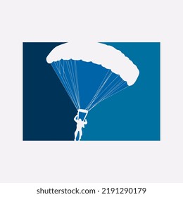 Parachute Illustration Parachuting Vector Design Stock Vector (Royalty ...