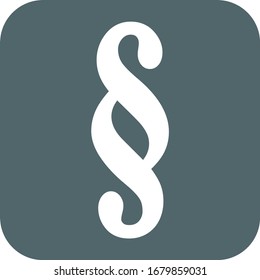 Absatzsymbol, Abschnittsvektorsymbol auf transparentem Hintergrund ...