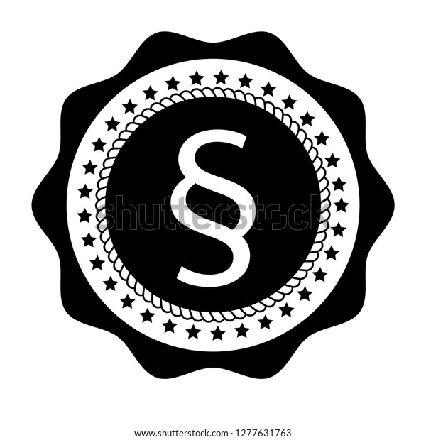 Paragraph Iconemblem Label Badgesticker Logo Designed: เวกเตอร์สต็อก ...