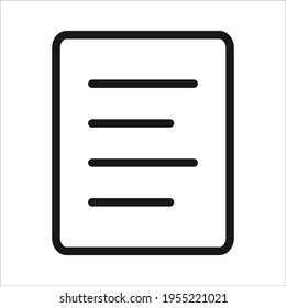 Paragraph Left Icon Flat Transparent Background Stock Vector (Royalty ...