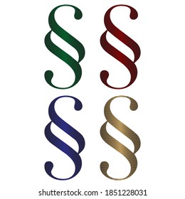 Paragraph Mark Vector Illustration Paragraph Sign Stock Vector (Royalty ...