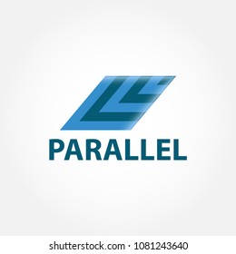 Parallelogram Logo Design Stock Vector (Royalty Free) 1081243640 ...