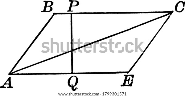 Parallelogram Two Pairs Parallel Sides Four Stock Vector (Royalty Free ...