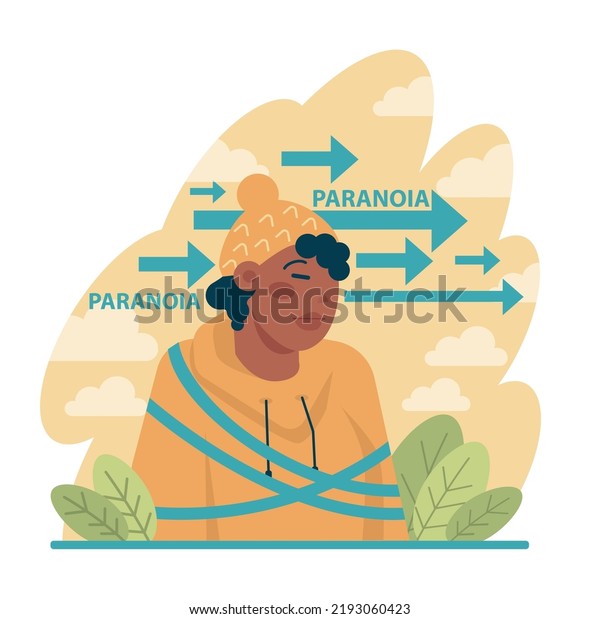 Paranoia Concept Set Humans Irrational Inner Stock Vector (Royalty Free ...