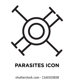 Parasites Icon Vector Isolated On White: vector de stock (libre de ...