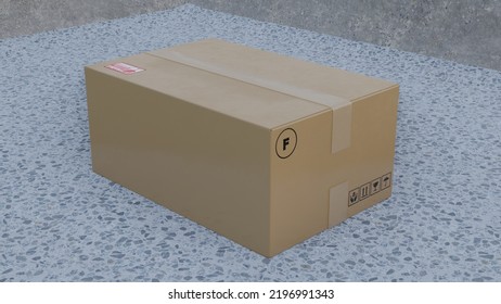 Parcel Box Render 3d Models Stock Vector (Royalty Free) 2196991343 ...