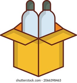 Parcel Vector Illustration On Transparent Background Stock Vector ...