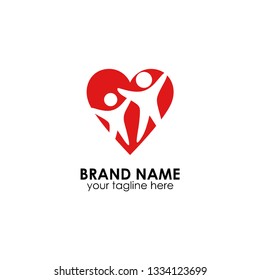 Parent Love Children Vector Logo Stock Vector (Royalty Free) 1334123699 ...