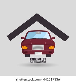 Parking Design Vector Illustration Eps10 Graphic Stock Vector (Royalty ...