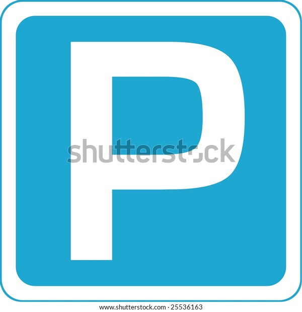 Parking Place Sign Stock Vector (Royalty Free) 25536163 | Shutterstock