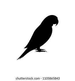 Parrot Ara Vector Silhouette Stock Vector (Royalty Free) 1105865843 ...
