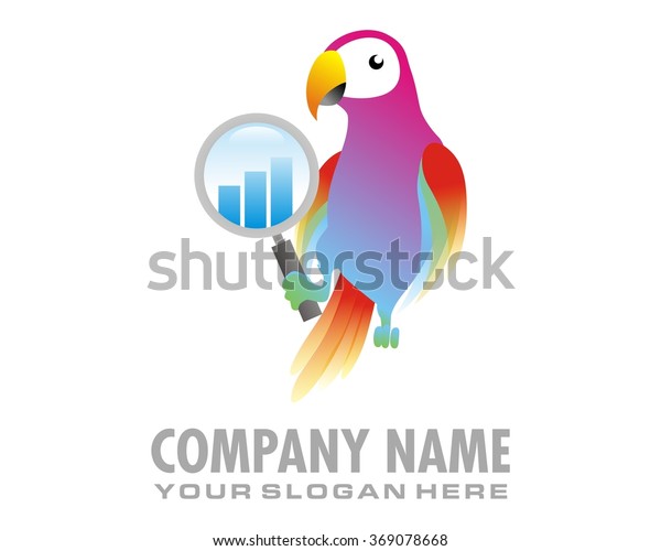 Parrot Bird Diagram Graph Chart Vector: vector de stock (libre de ...
