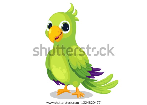 Parrot Cartoon Vector Illustration 1 Stock Vector (Royalty Free ...