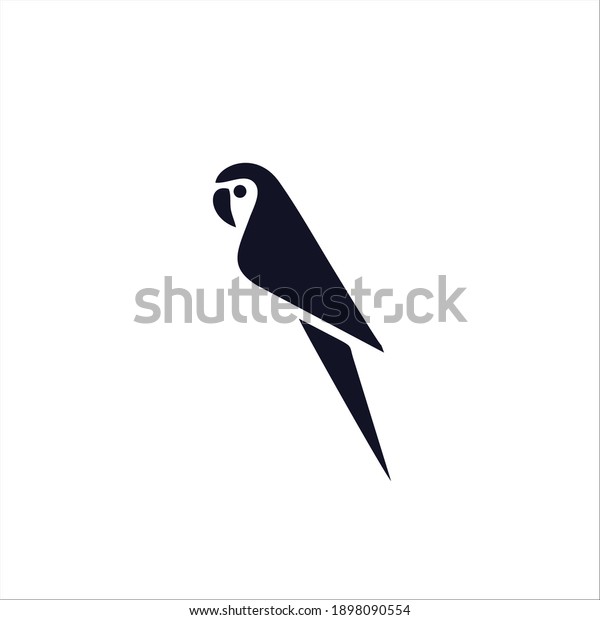 Parrot Symbol Logo Vector Illustration Stock Vector (Royalty Free ...
