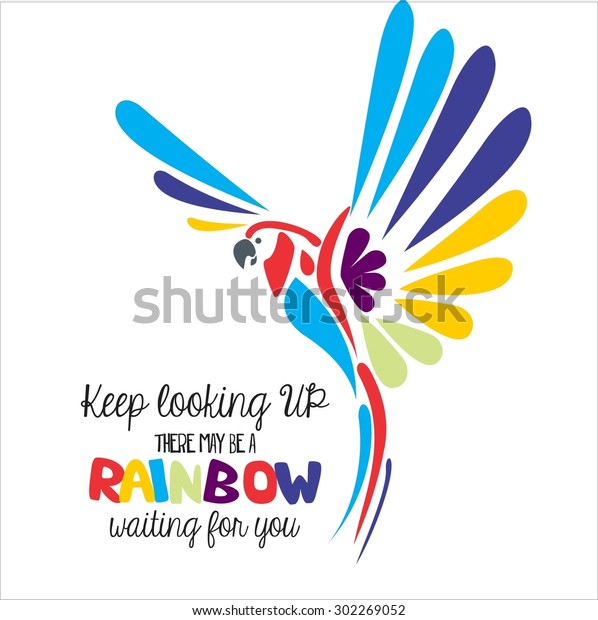 Parrot Vector Quotes Stock Vector (Royalty Free) 302269052 | Shutterstock