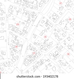 Part Urban Plan City Stock Vector (Royalty Free) 193402178 | Shutterstock