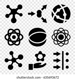 Particle Icons Set Set 9 Particle Stock Vector (Royalty Free) 635693672