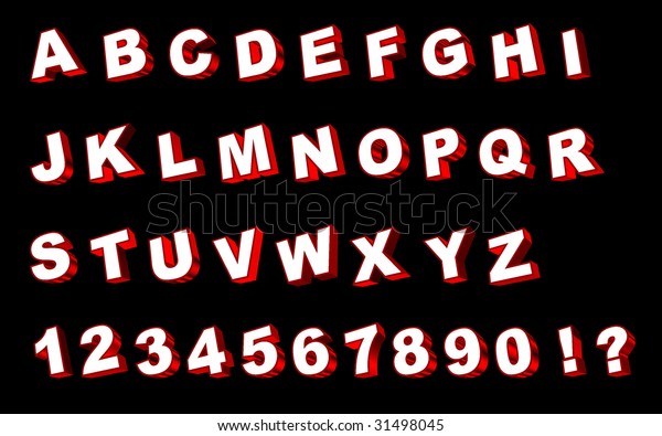 Parts Alphabet Stock Vector (Royalty Free) 31498045 | Shutterstock