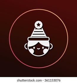 Party Boy Icon Stock Vector (Royalty Free) 361153076 | Shutterstock