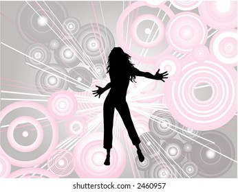 Party Girl Vector Stock Vector (Royalty Free) 2460957 | Shutterstock