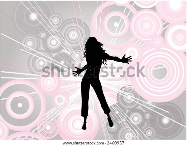 Party Girl Vector Stock Vector (Royalty Free) 2460957 | Shutterstock