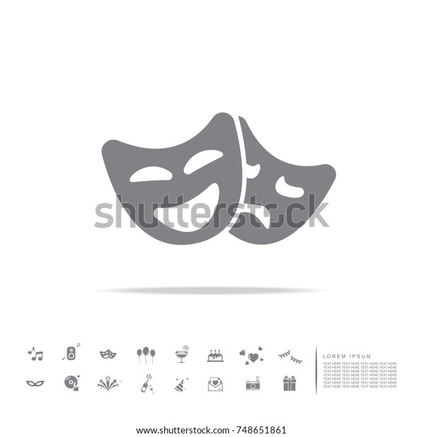 Party Mask Icon Stock Vector (Royalty Free) 748651861 | Shutterstock
