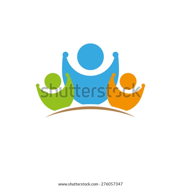 Party People Logo Template Stock Vector (Royalty Free) 276057347 ...