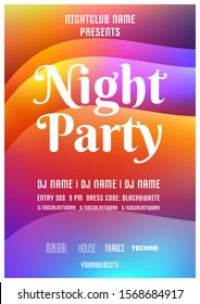 Party Posterabstract Backgroundparty Flyerposter Templatebackdrop ...