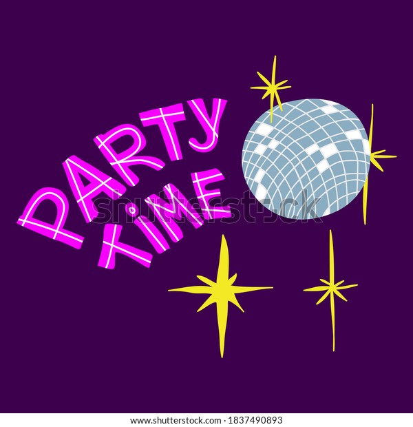Party Time Cartoon Vector Illustration Unique Stock Vector (Royalty ...