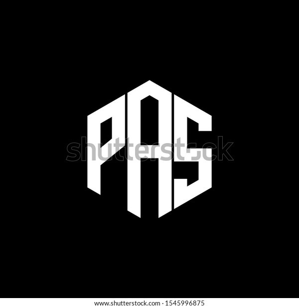 Pas Letter Logo Design Polygon Monogram Stock Vector (Royalty Free ...