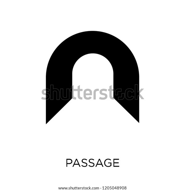 Passage Icon Passage Symbol Design Architecture Stock Vector (Royalty ...
