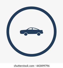 Passenger Car Icon Stock Vector (Royalty Free) 444905989 | Shutterstock