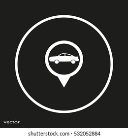 Passenger Car Icon Stock Vector (Royalty Free) 704521261