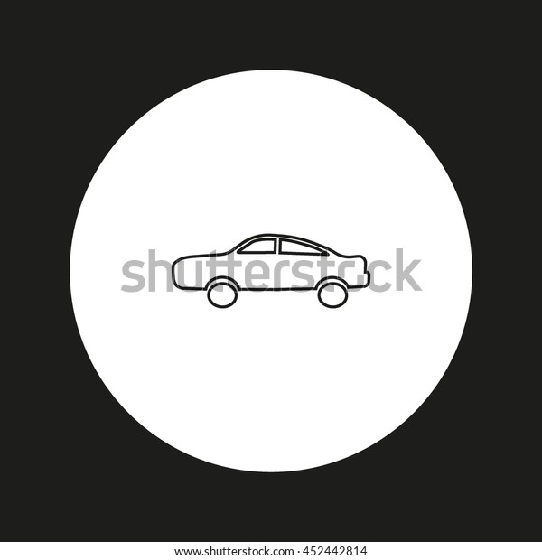 Passenger Car Icon Stock Vector (Royalty Free) 452442814 | Shutterstock