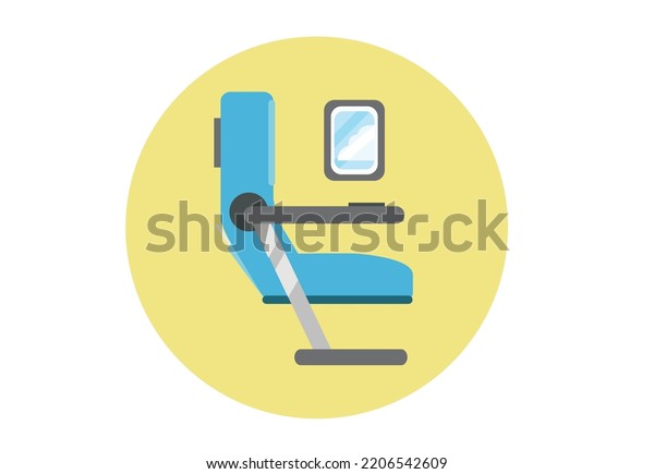 Passenger Seat Icon Editable Clip Art Stock Vector (Royalty Free ...