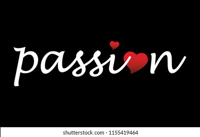 Passion Word Design Stock Vector (Royalty Free) 1155419464 | Shutterstock