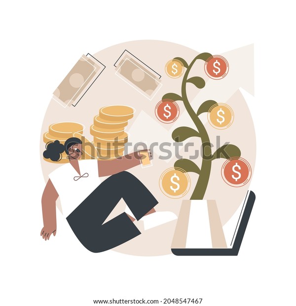 Passive Income Abstract Concept Vector Illustration Stock Vector ...