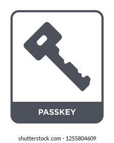 Passkey Icon Vector On White Background Stock Vector (Royalty Free ...