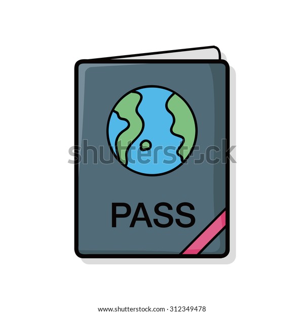 Passport Doodle Stock Vector (Royalty Free) 312349478 | Shutterstock