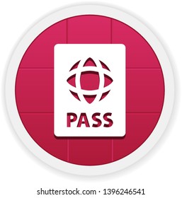 Passport Vector App Icon Stock Vector (Royalty Free) 1396246541 ...