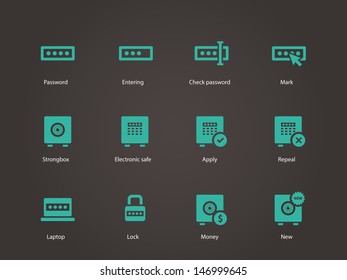 Computer Hardware Icons Set 16 Quality Stock Vector (Royalty Free ...