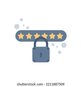 Password Protected Icon Secure Login Concept Stock Vector (Royalty Free ...